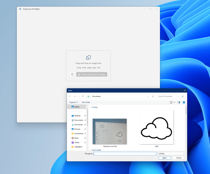 How to make Windows Icon file using Simple Icon File Maker – JoeFin Apps